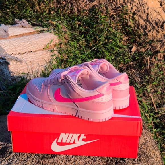 Nike | Shoes | Nike Dunk Low Triple Pink | Poshmark